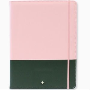 kate spade | Accessories | Kate Spade Pink Colorblock Leather Notepad ...